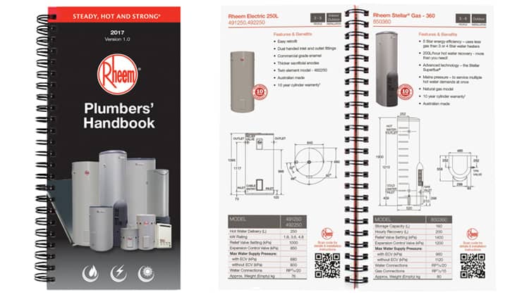 Rheem launches new Rheem Plumbers’ Handbook - Plumbing Connection