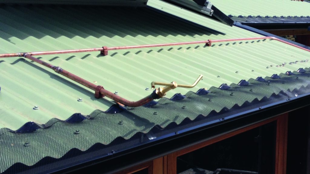 Evolved Gutter Sprinkler - Plumbing Connection