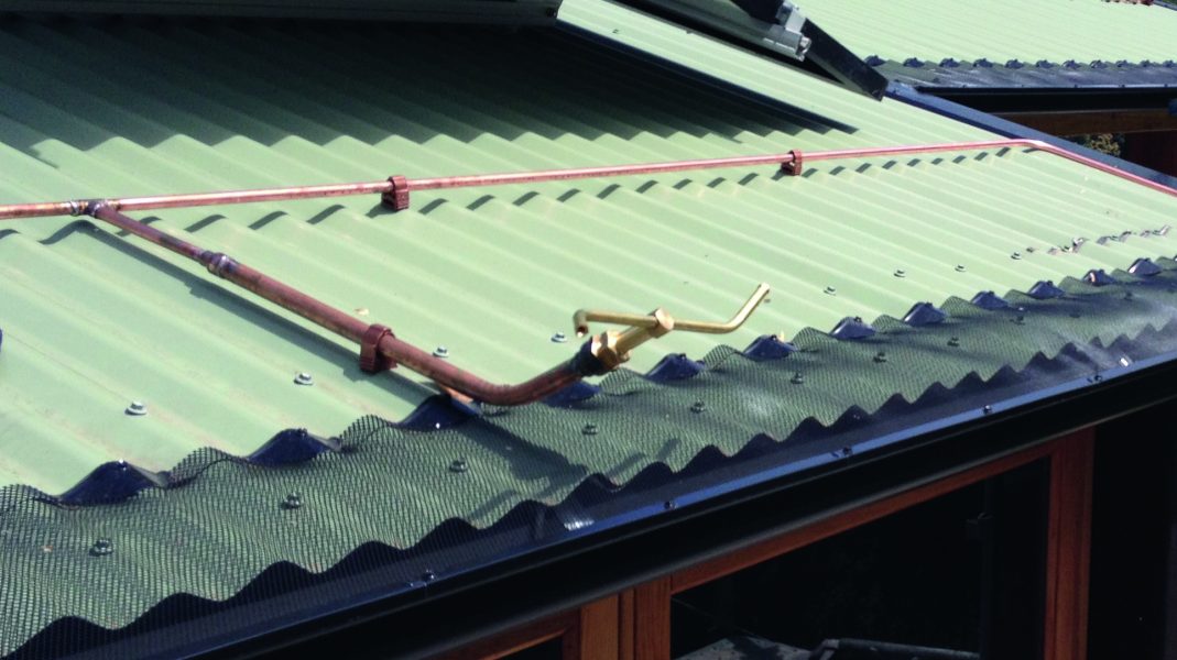 Evolved Gutter Sprinkler - Plumbing Connection