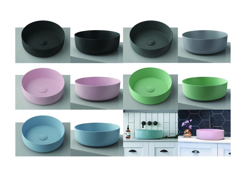 Coloured Basins - Plumbing Connection